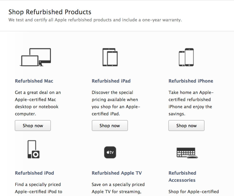 Quick Rant: Why Can’t the New Apple Refurb Store Show Specs? – Todd ...